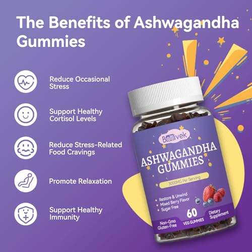 Herbal Ashwagandha gummies for better sleep