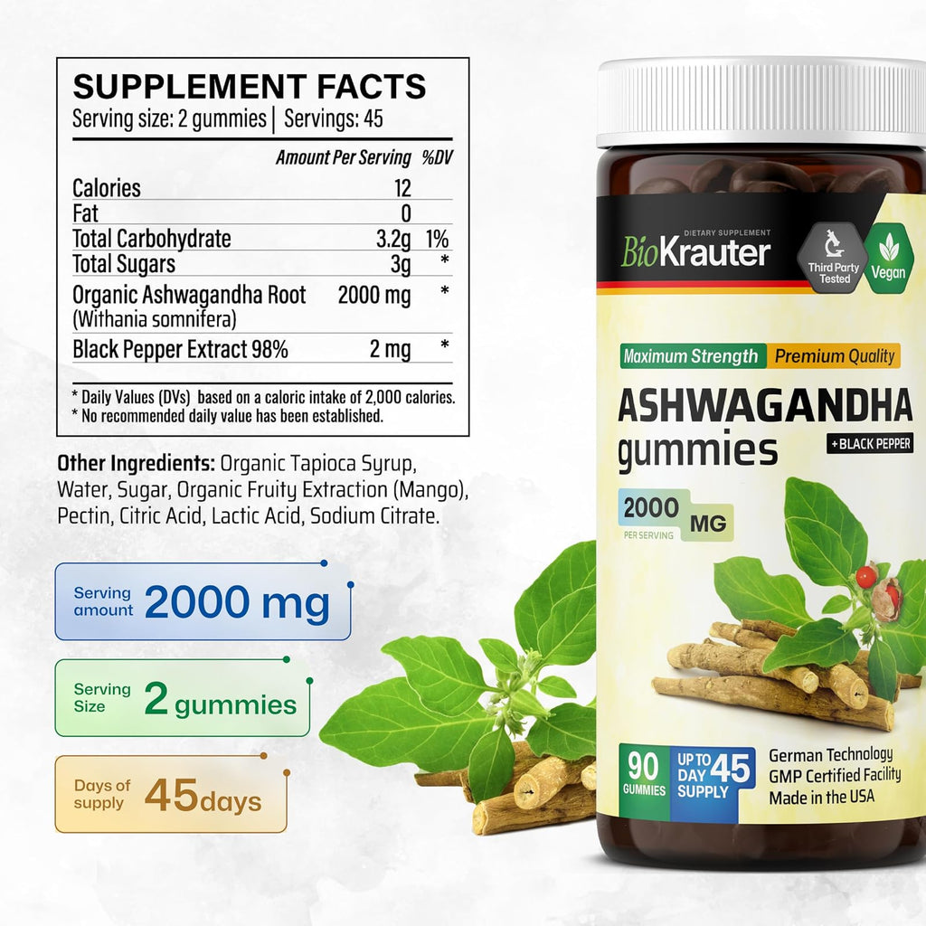 herbal ashwagandha gummies for daily wellness