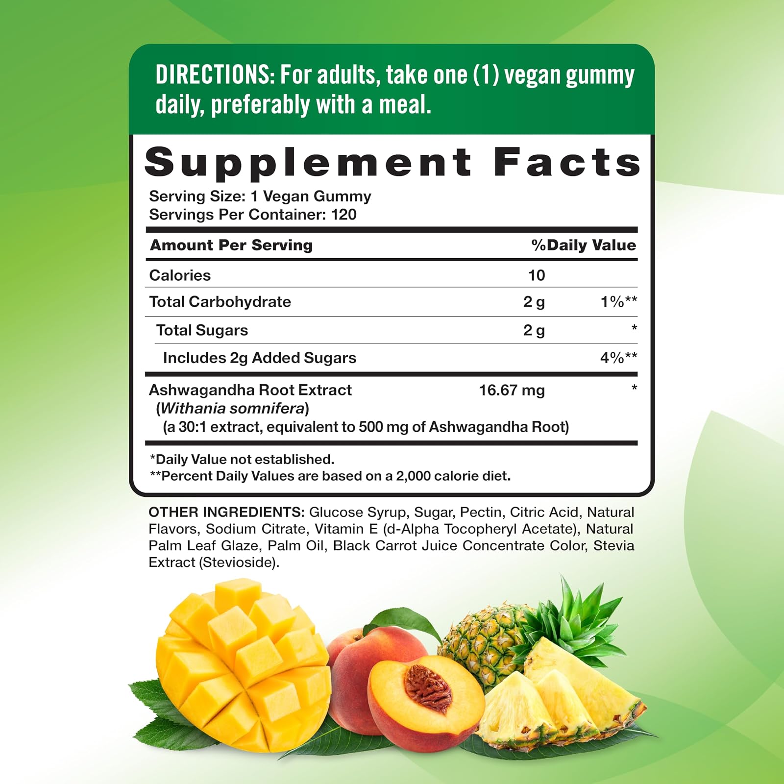 Herbal ashwagandha gummies for daily wellness