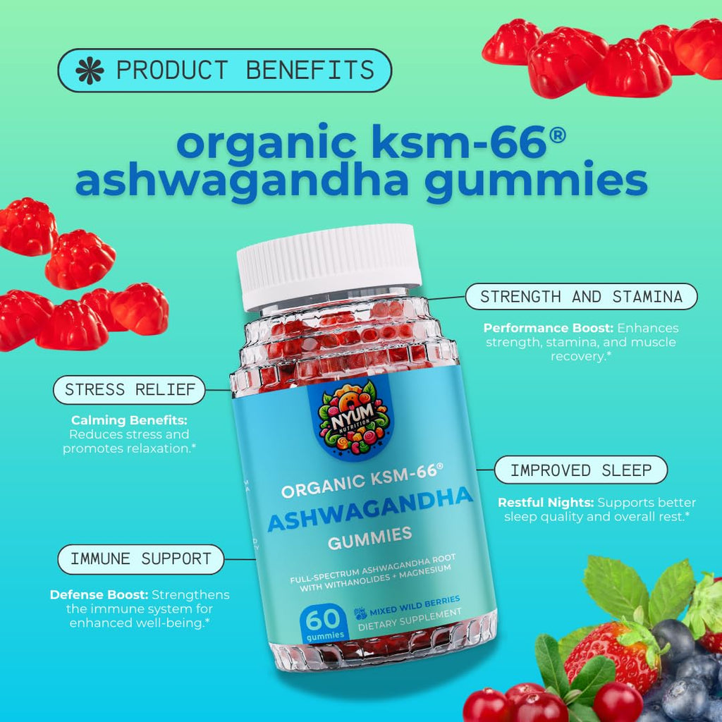 Herbal Ashwagandha gummies for daily wellness
