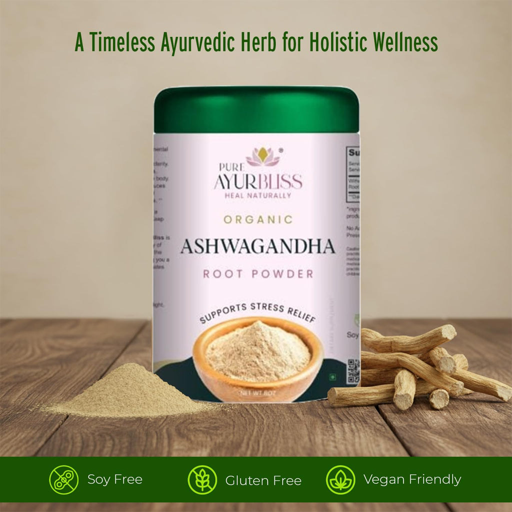 Herbal Ashwagandha powder for better sleep