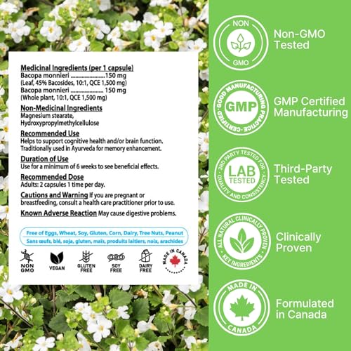 herbal bacopa monnieri for brain health