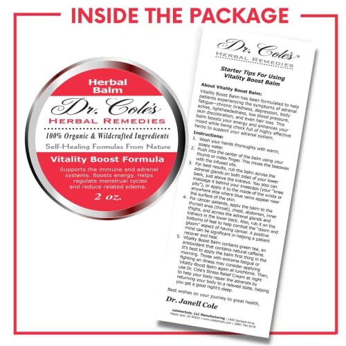 Herbal balm for stress relief and vitality