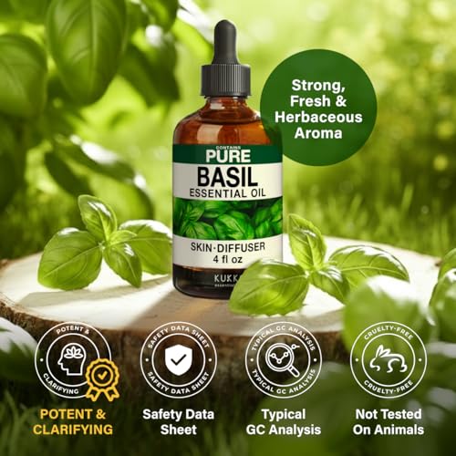herbal basil oil for wellness