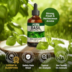 herbal basil oil for wellness