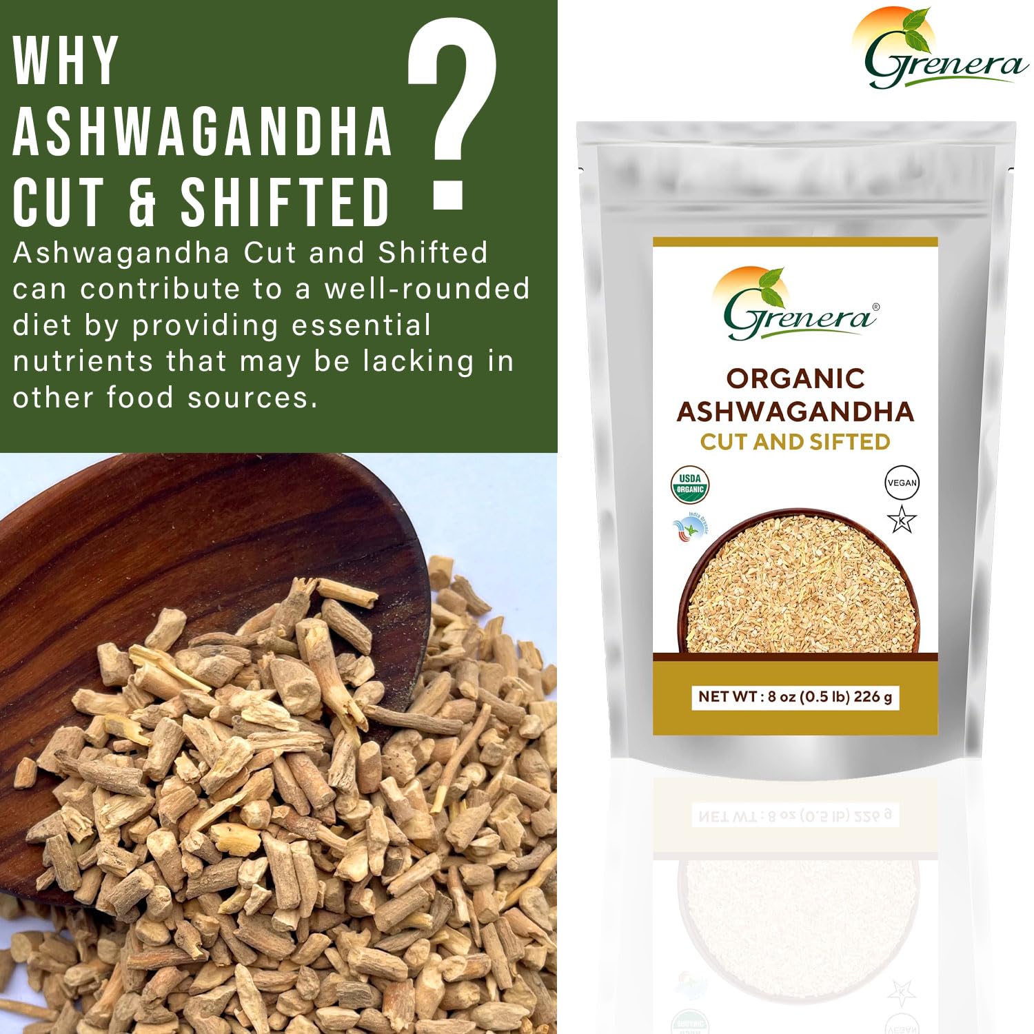 Herbal benefits of ashwagandha root
