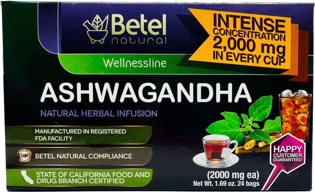 Herbal benefits of ashwagandha tea