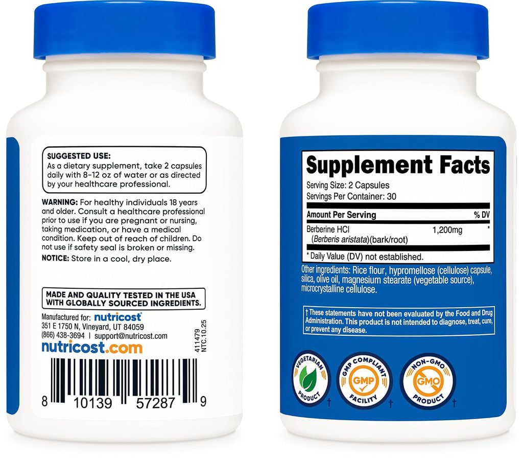 herbal berberine capsules for vitality