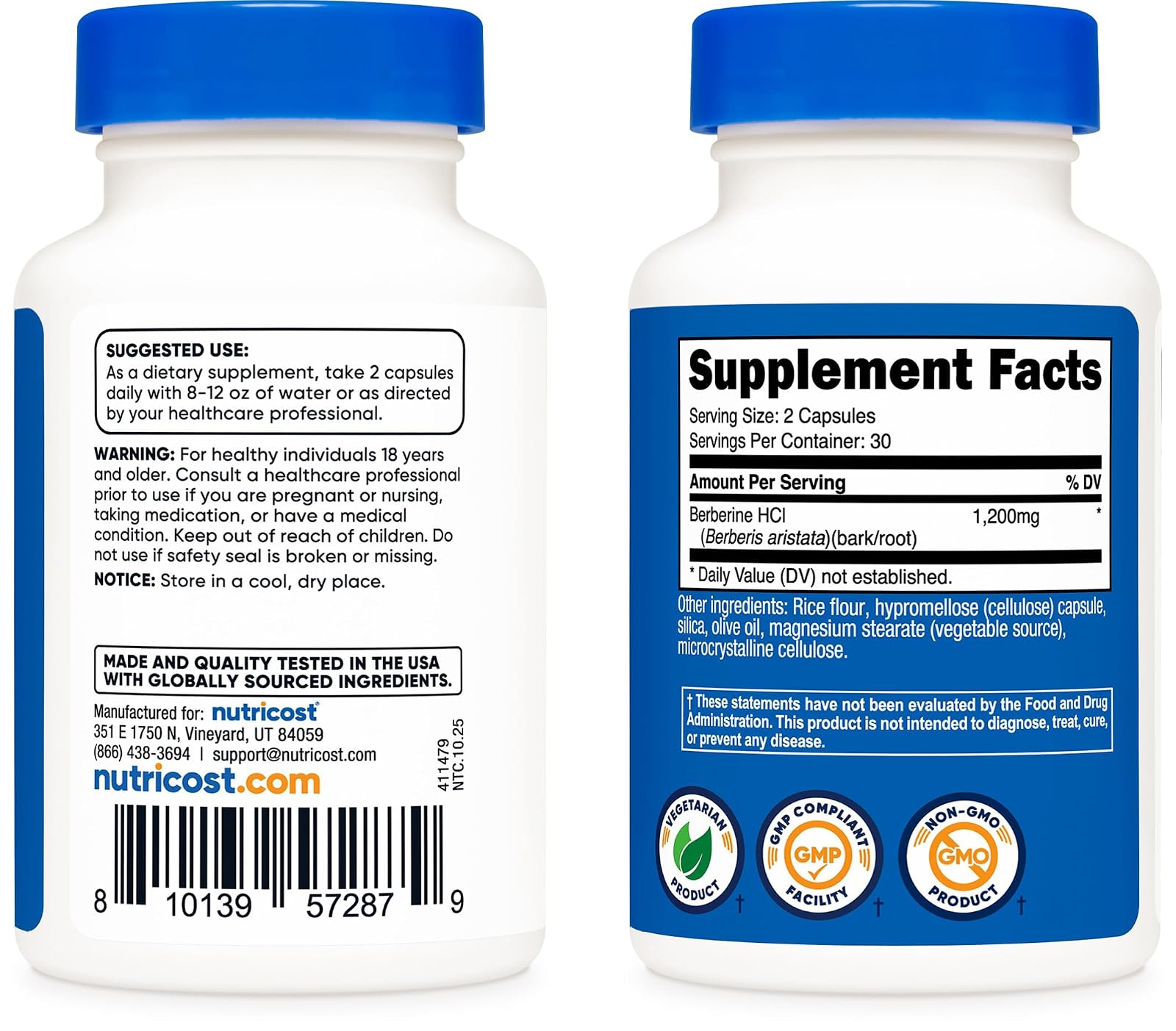 herbal berberine capsules for vitality