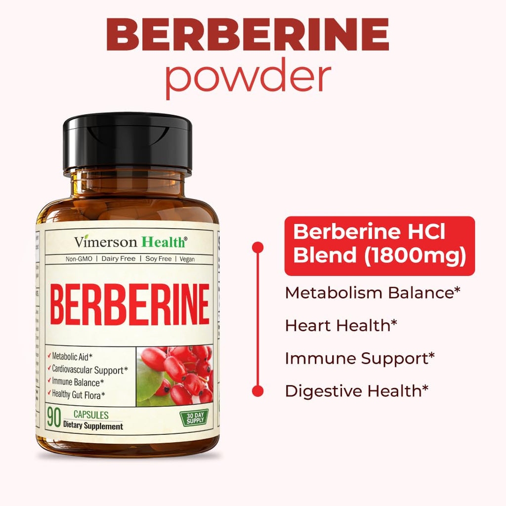 Herbal berberine capsules for weight management