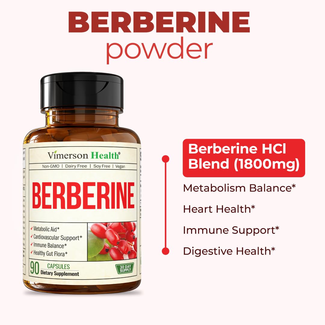 Herbal berberine capsules for weight management