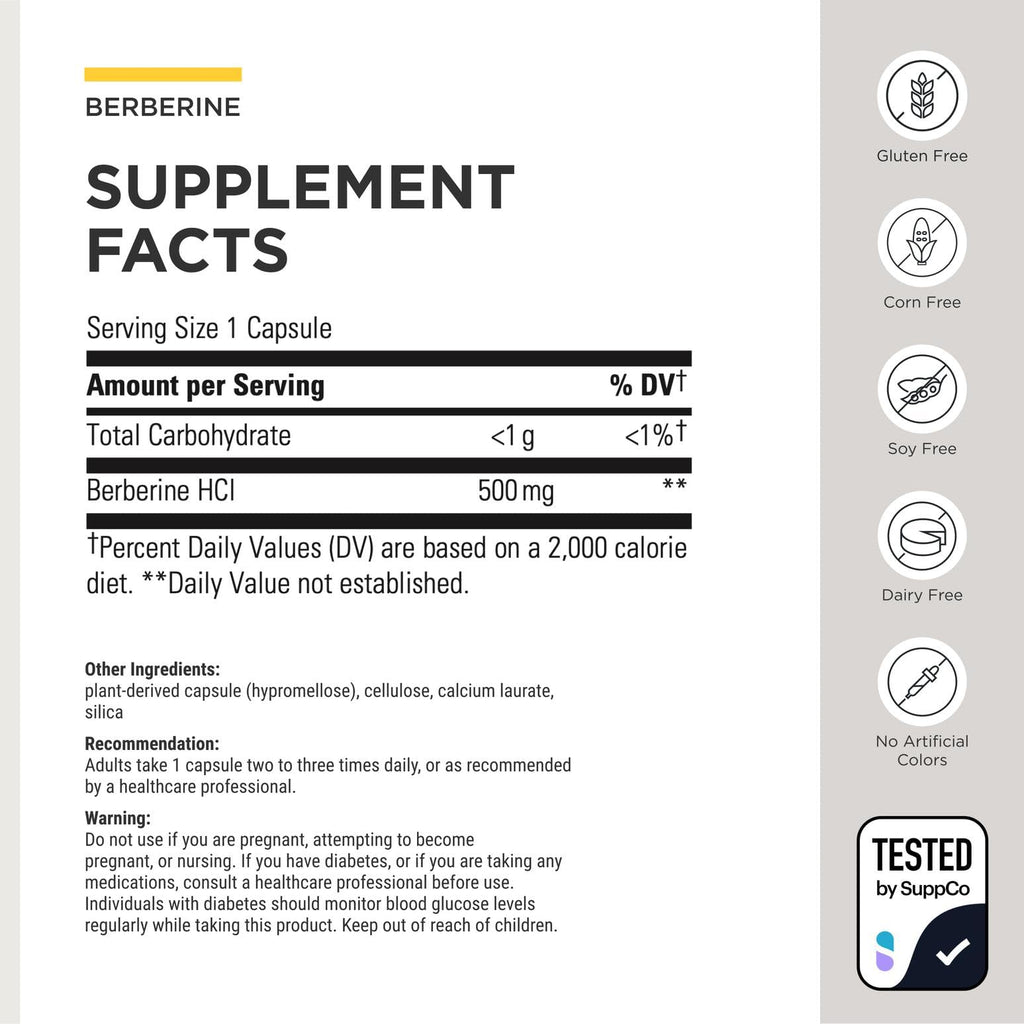 herbal berberine capsules for wellness