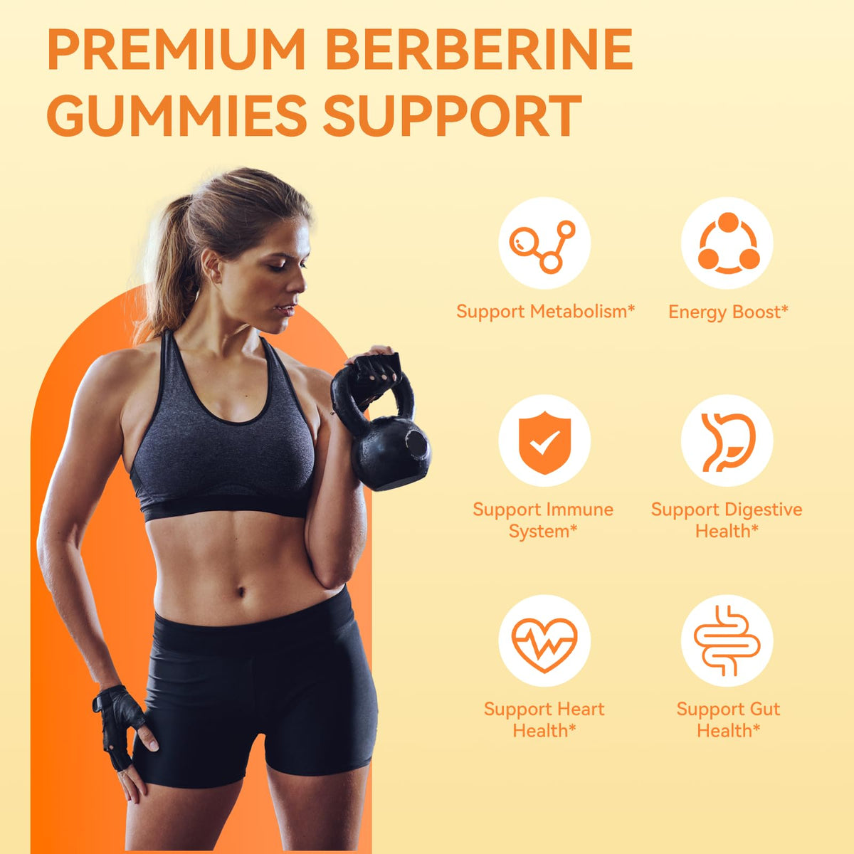 Herbal berberine gummies for wellness