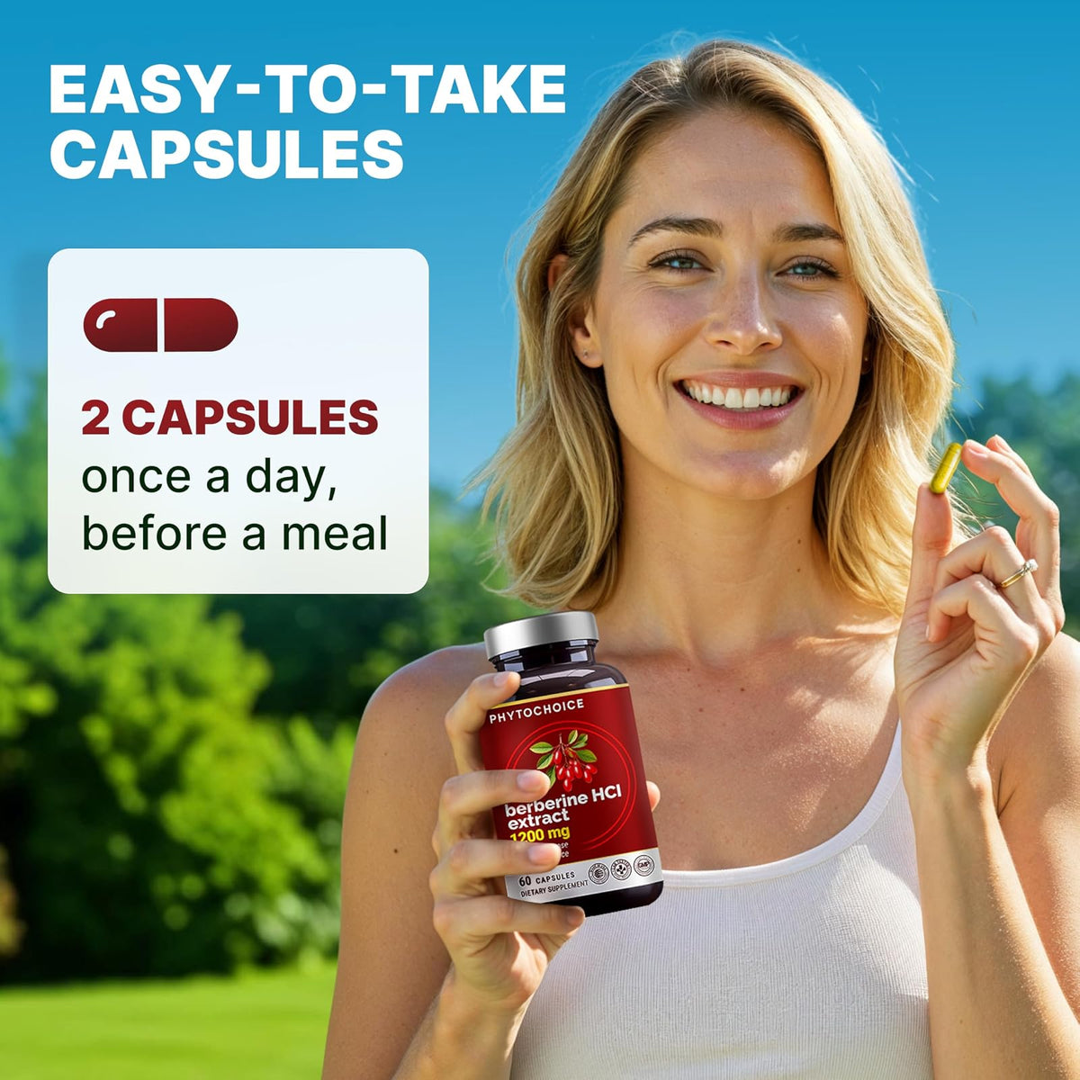 herbal berberine hcl for digestive health