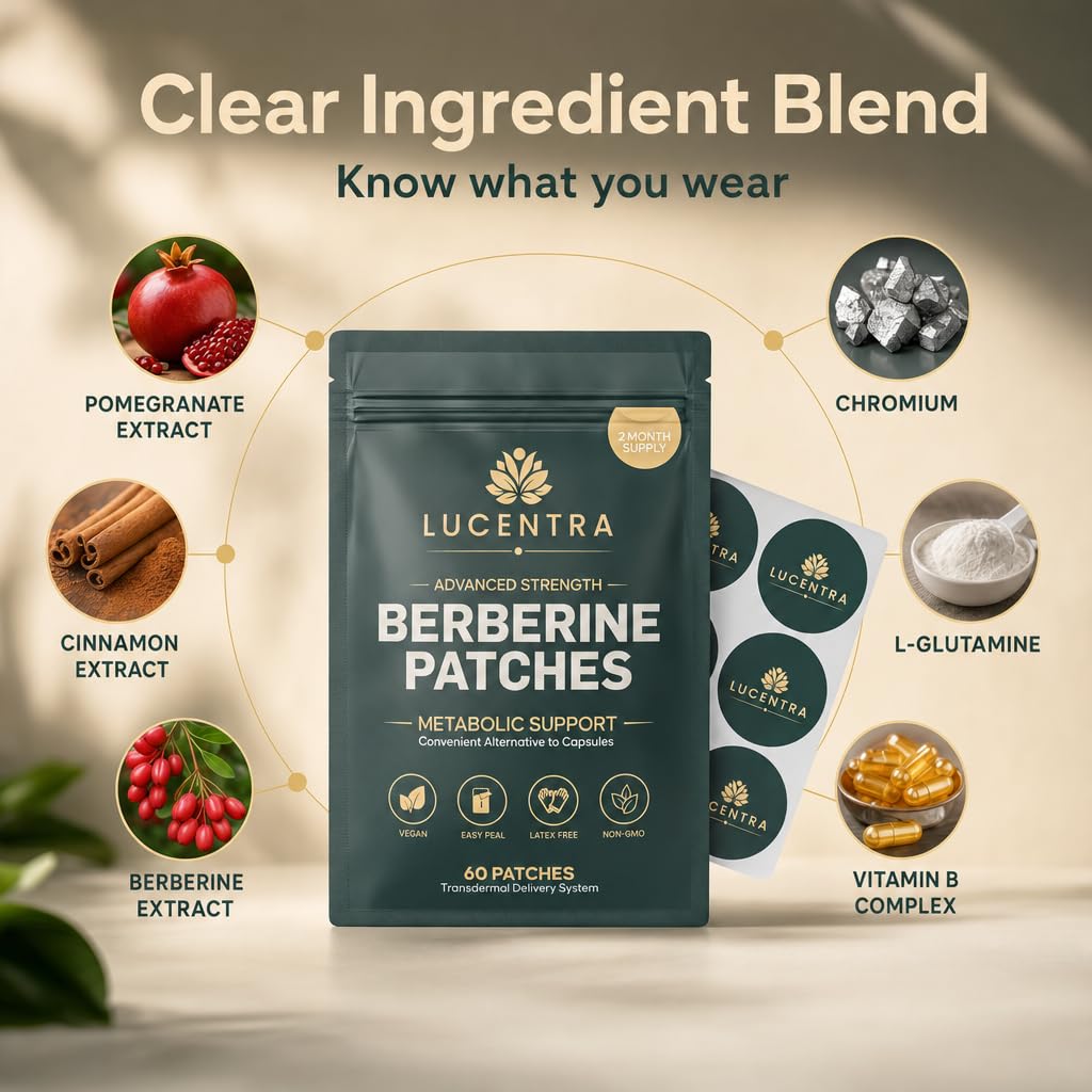 Herbal Berberine patches for energy