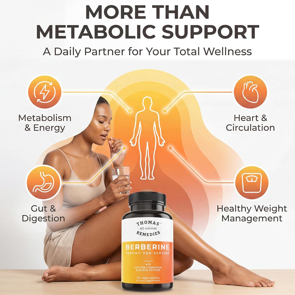 Herbal berberine supplement for wellness