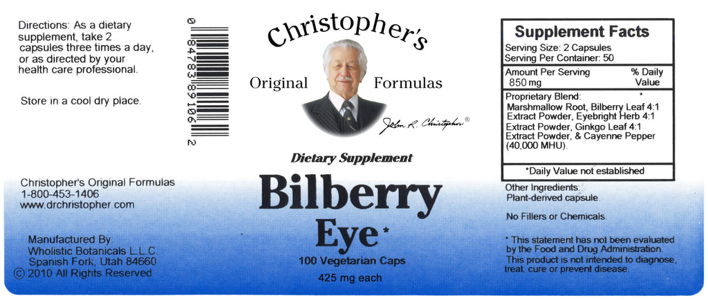 herbal bilberry capsules for clarity