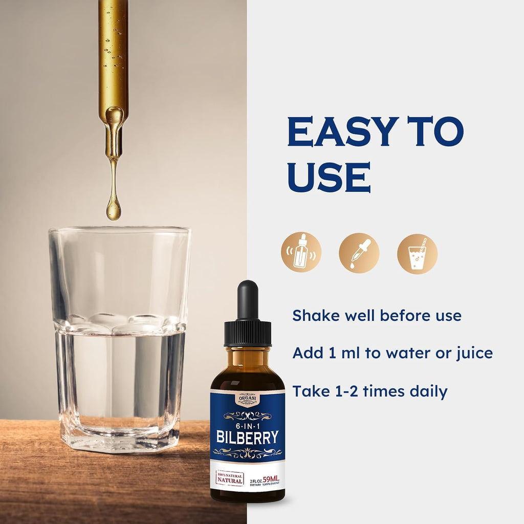 Herbal bilberry extract for daily use