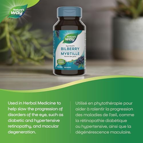 herbal bilberry for improved eyesight