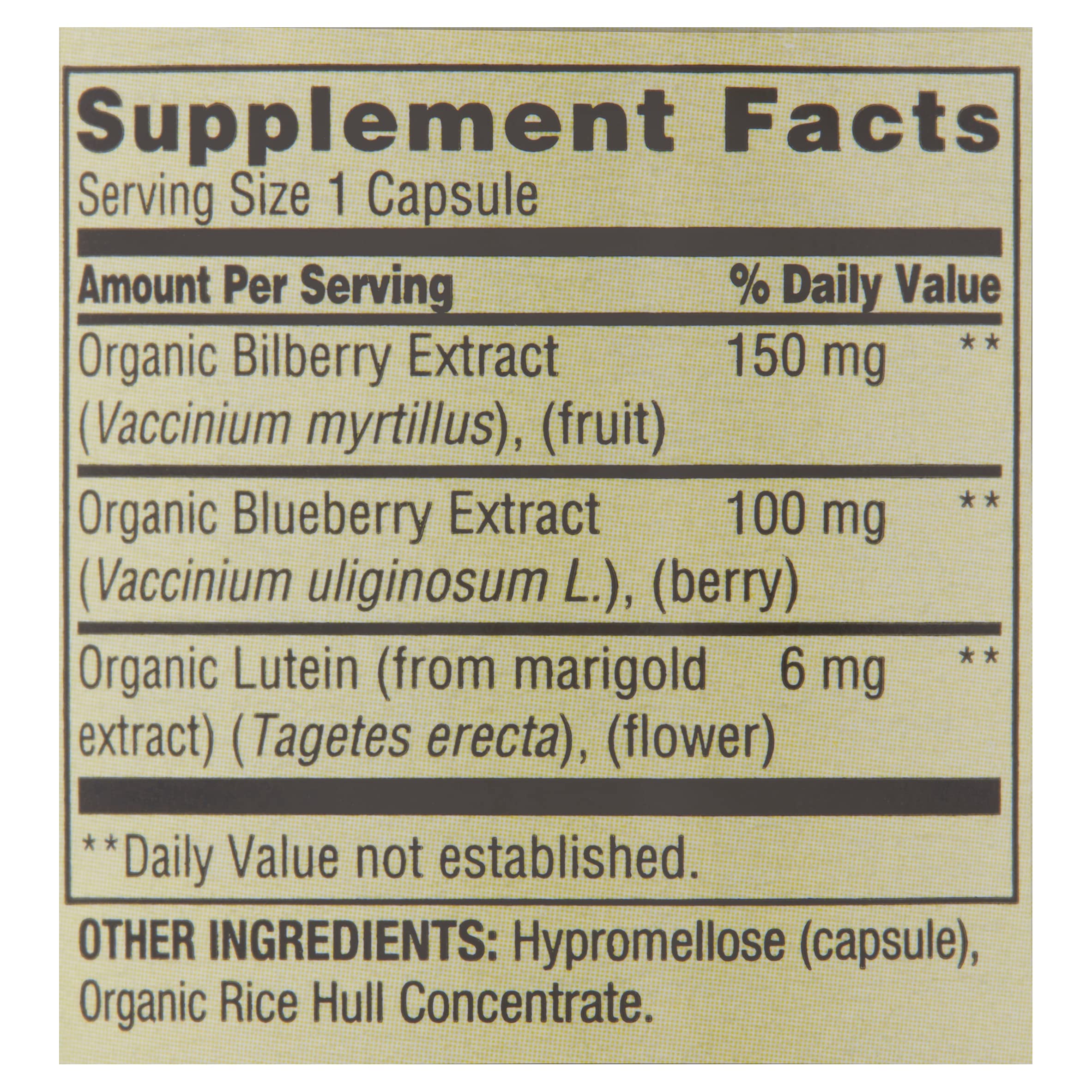 herbal bilberry supplement for wellness