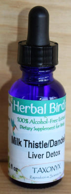 Herbal Bird Rx milk thistle detox benefits