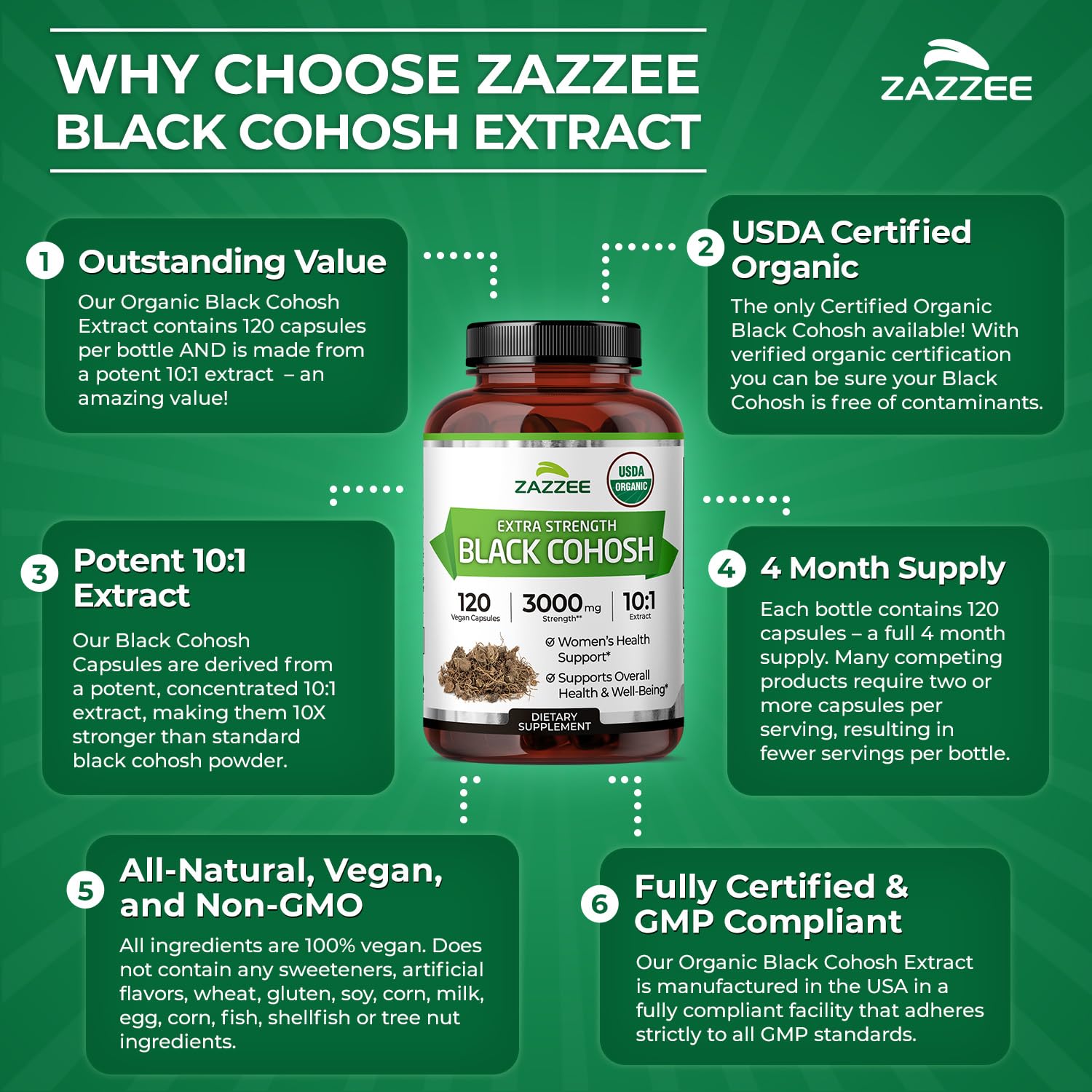 herbal black cohosh supplement for women