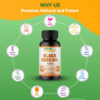 Herbal black seed oil capsules