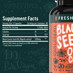 Herbal black seed oil supplement