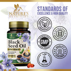 Herbal black seed oil supplement
