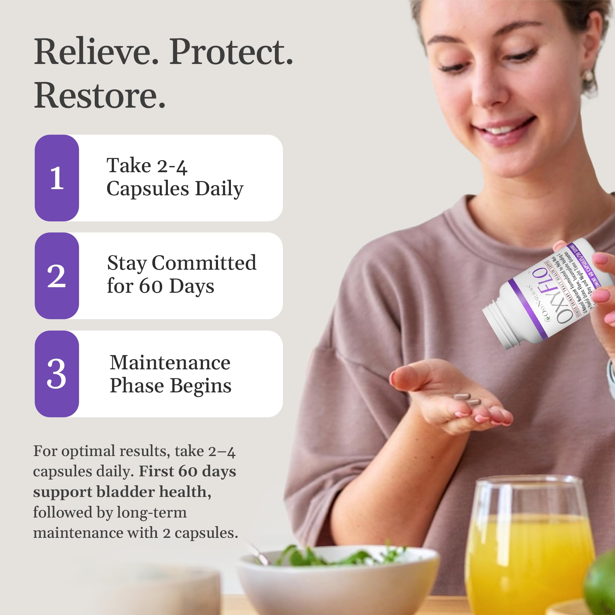 herbal bladder health solution with cranberry