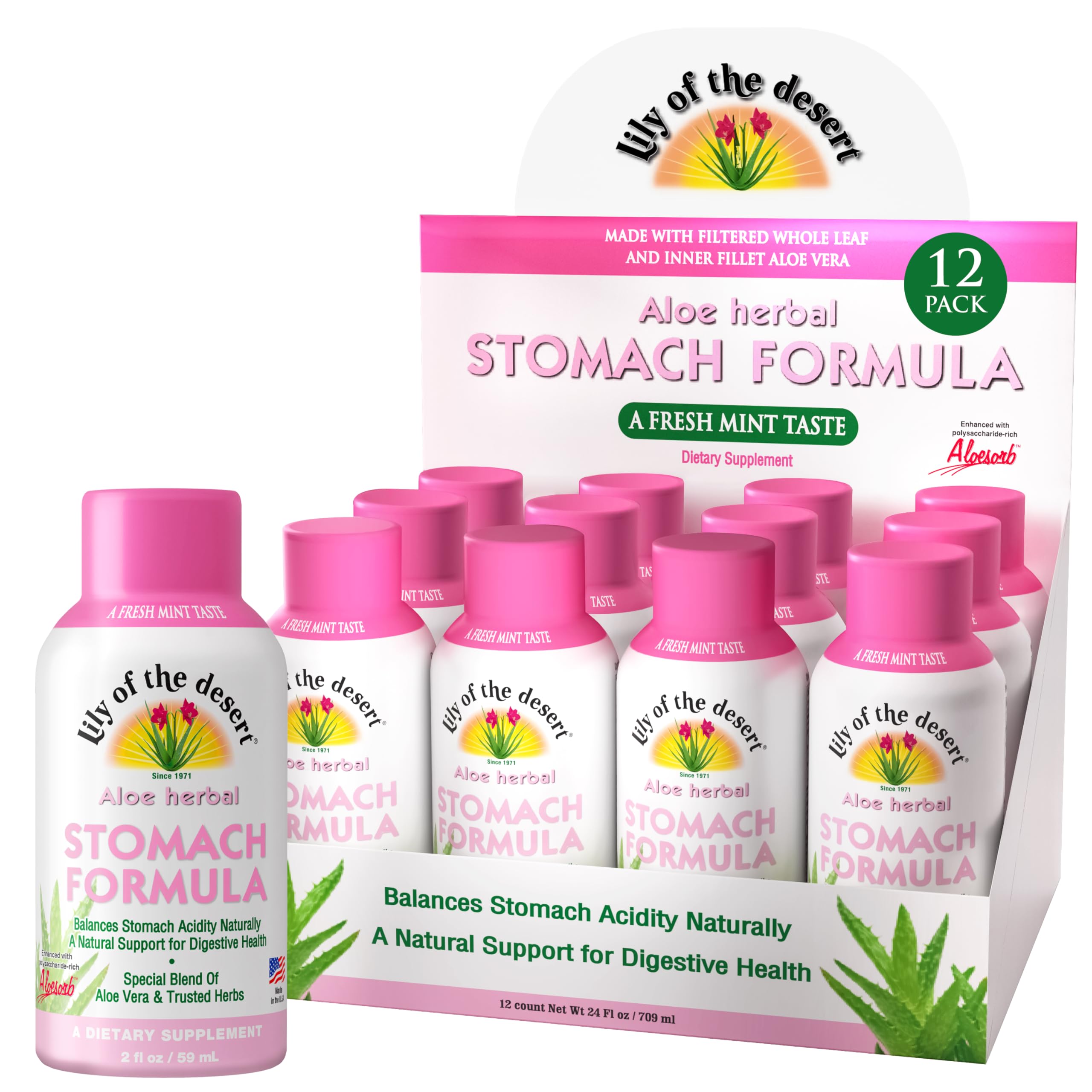 herbal blend aloe vera shot