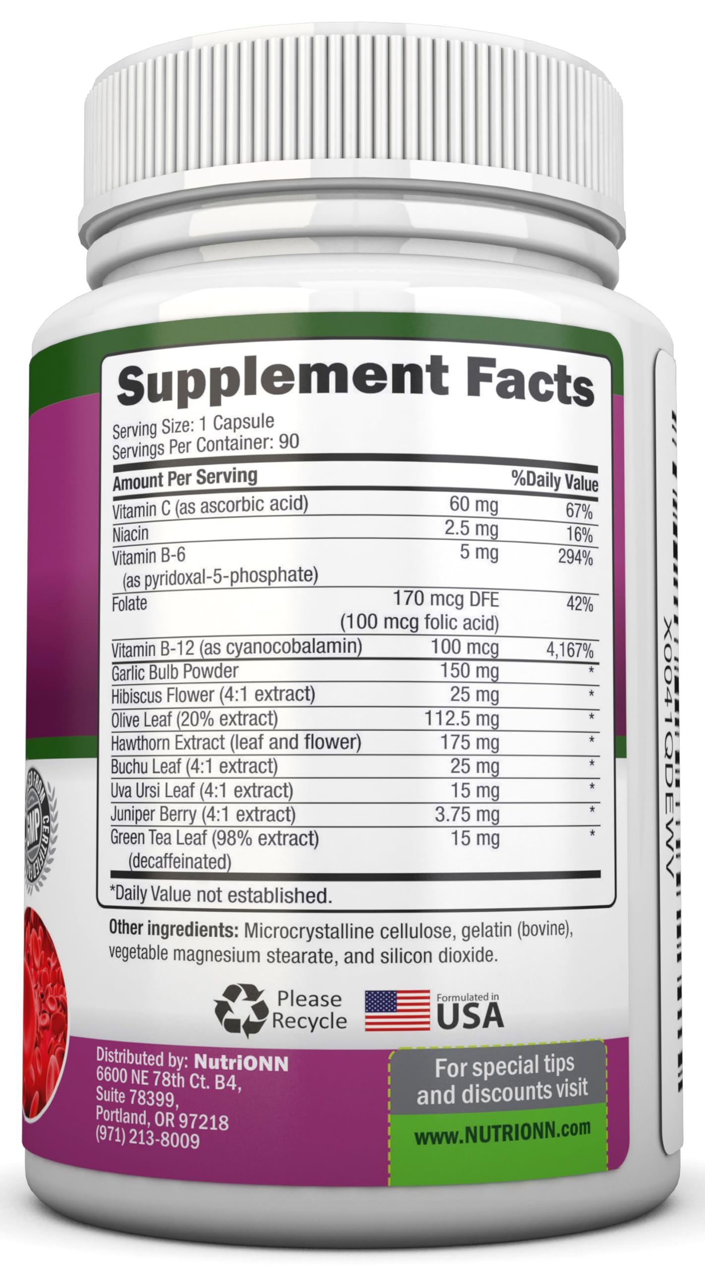 herbal blend for blood pressure support