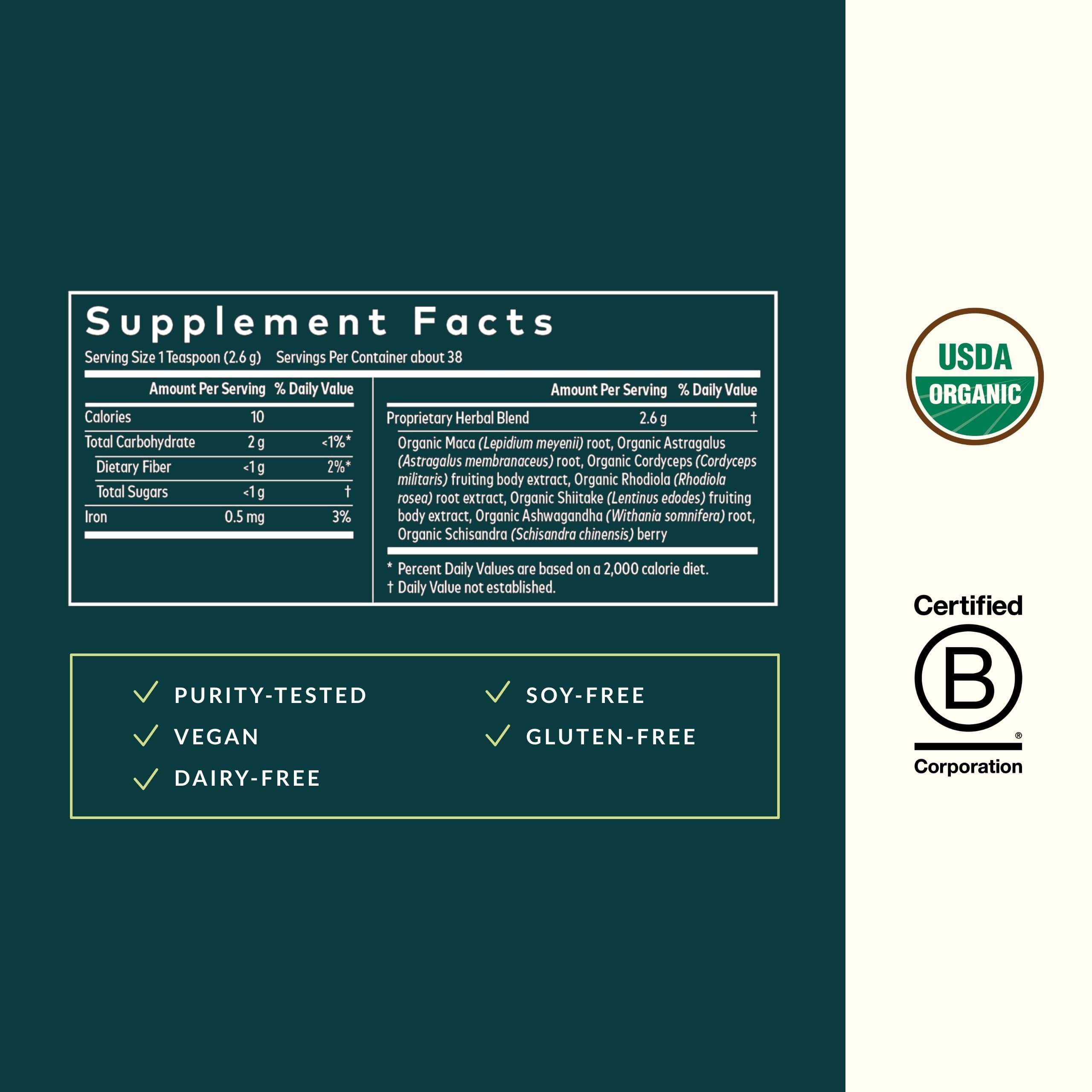 Herbal blend for daily vitality
