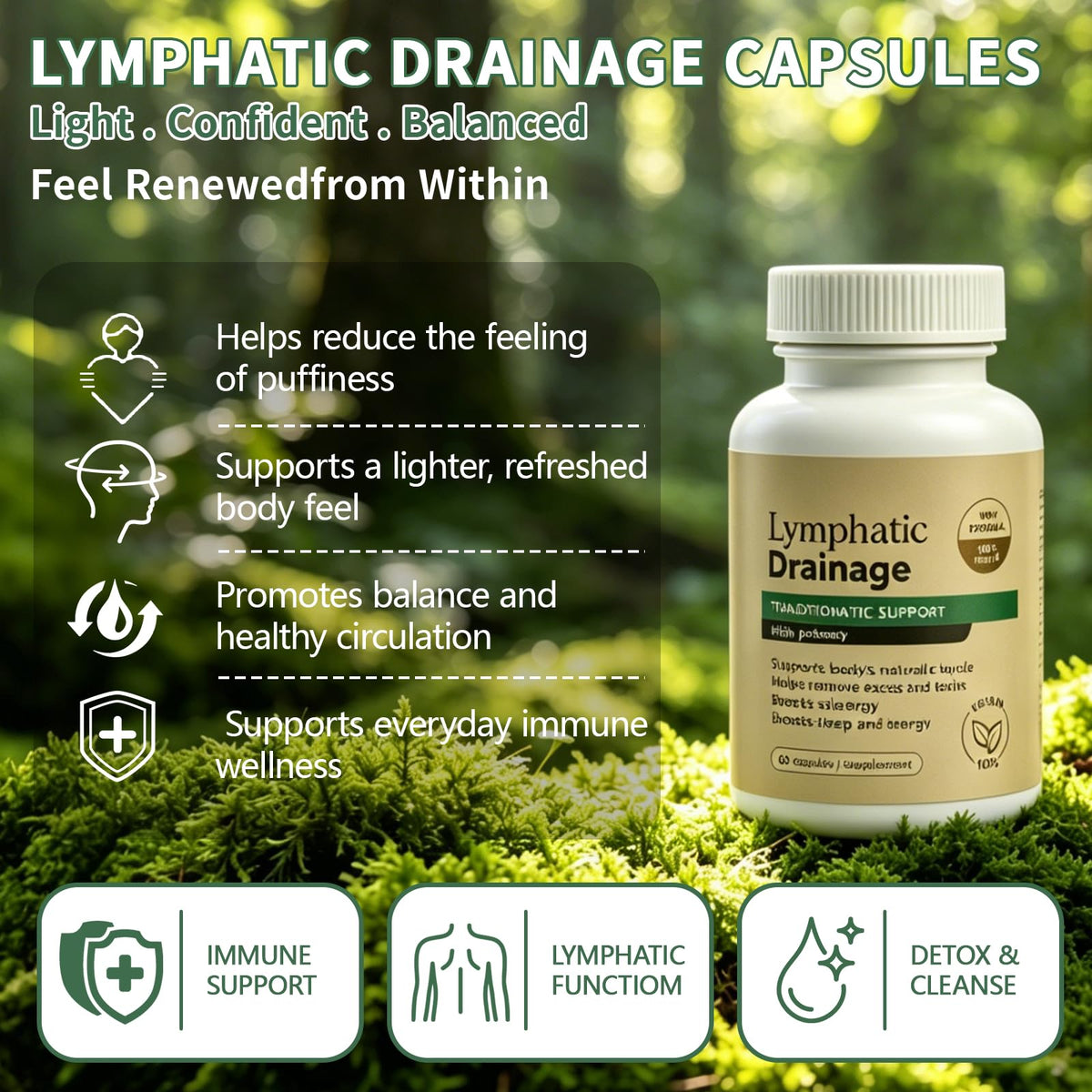 herbal blend for detoxifying lymphatic system