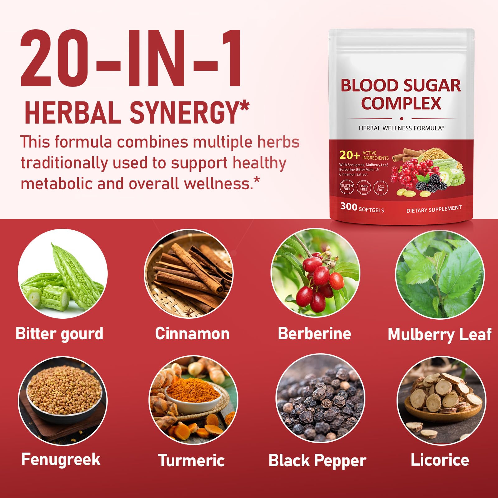 Herbal blend for glucose balance