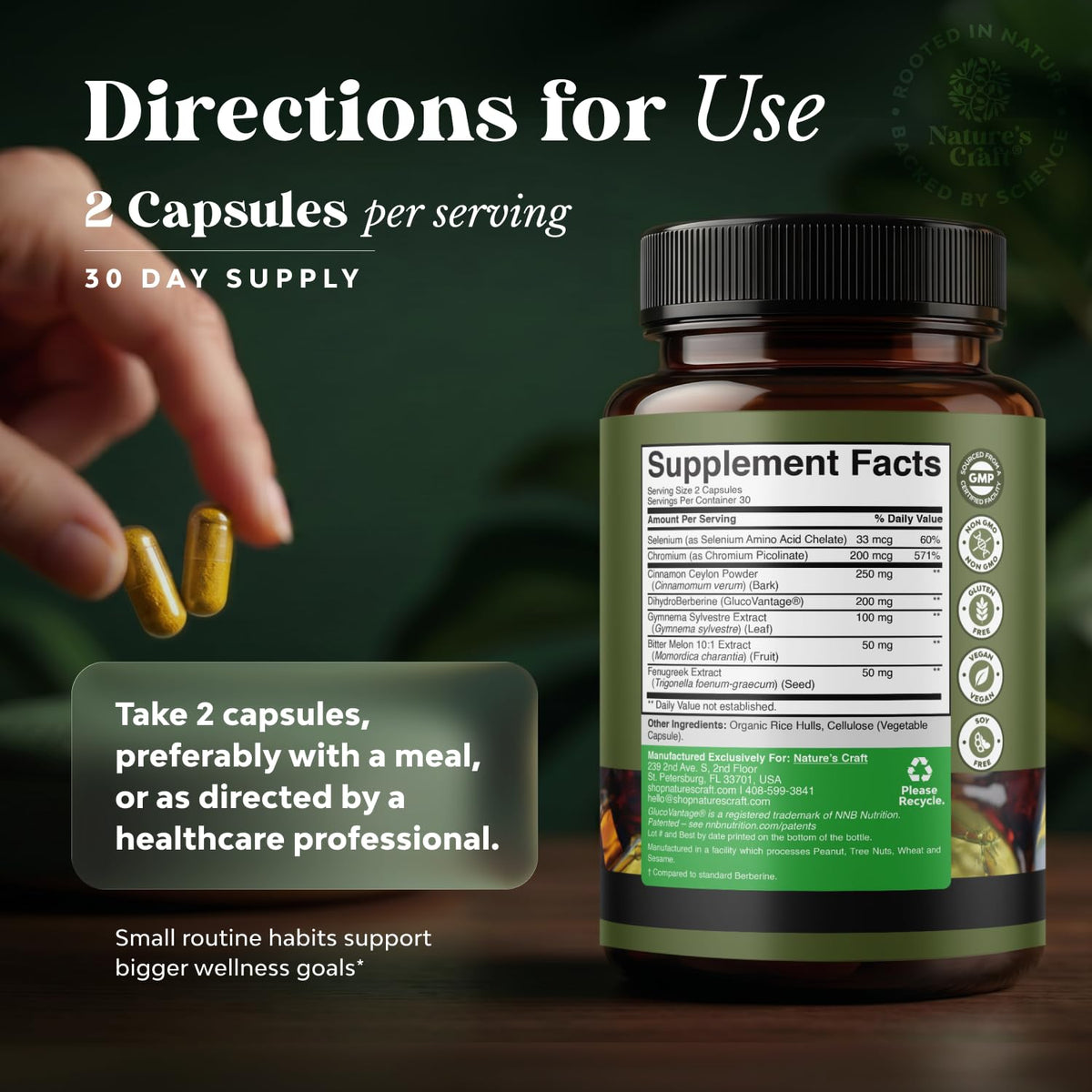 herbal blend for glucose control
