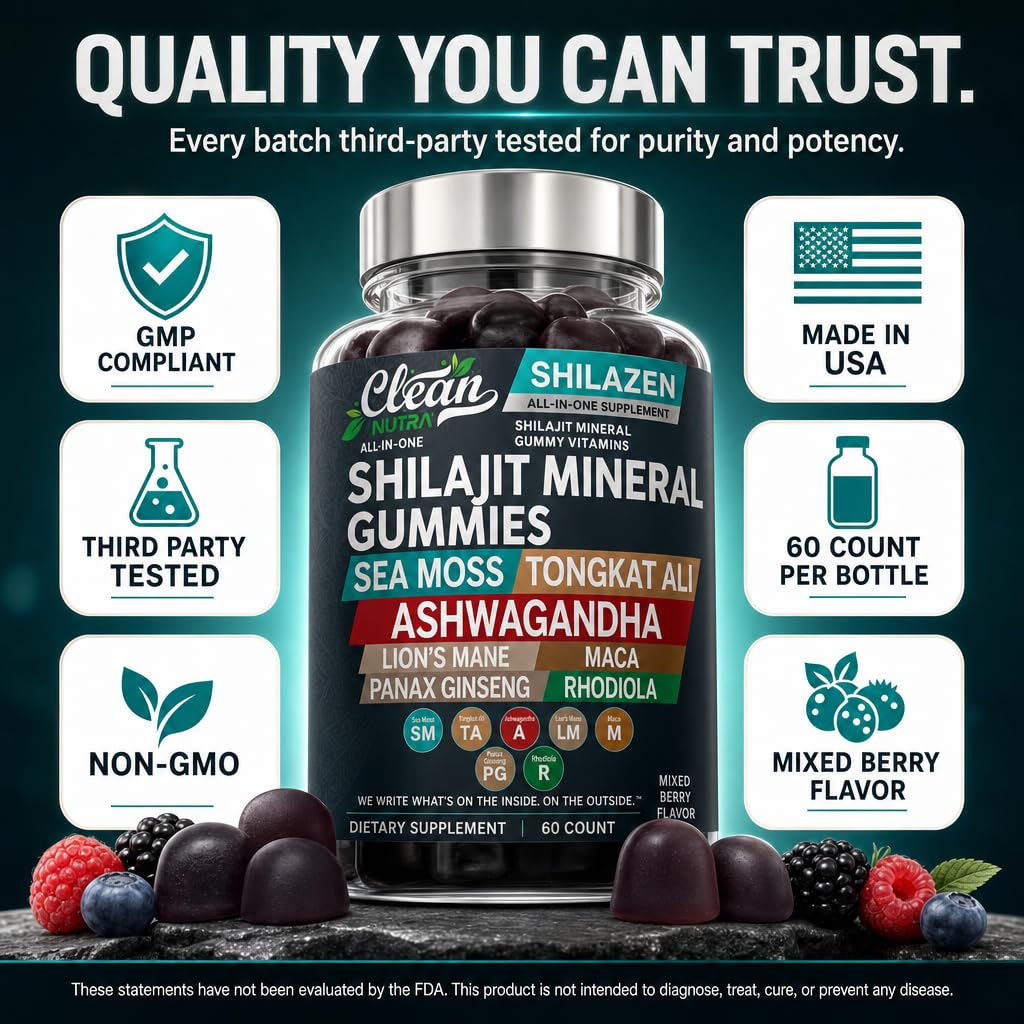 Herbal blend for holistic health in gummies