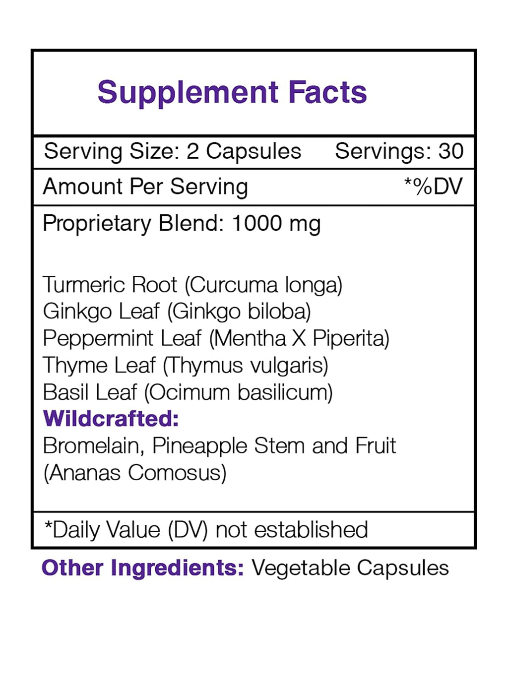 herbal blend for joint health