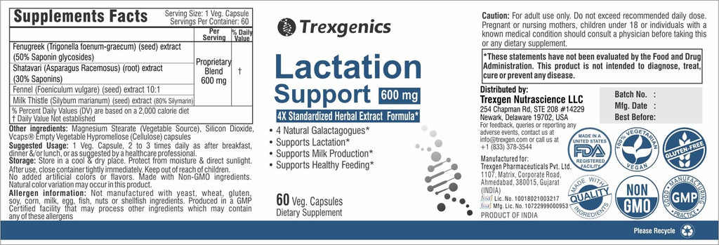 herbal blend for lactation support