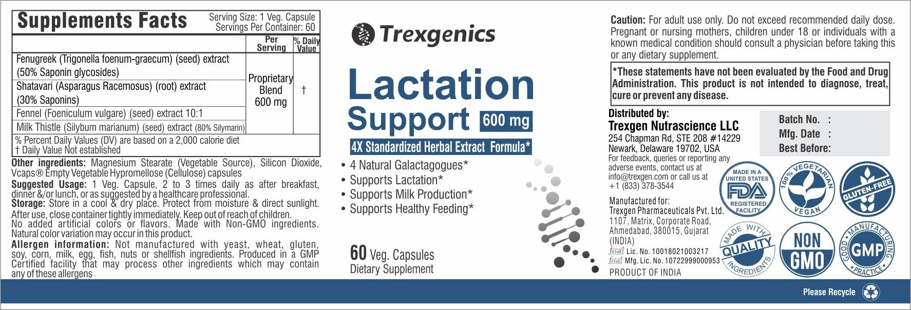 herbal blend for lactation support