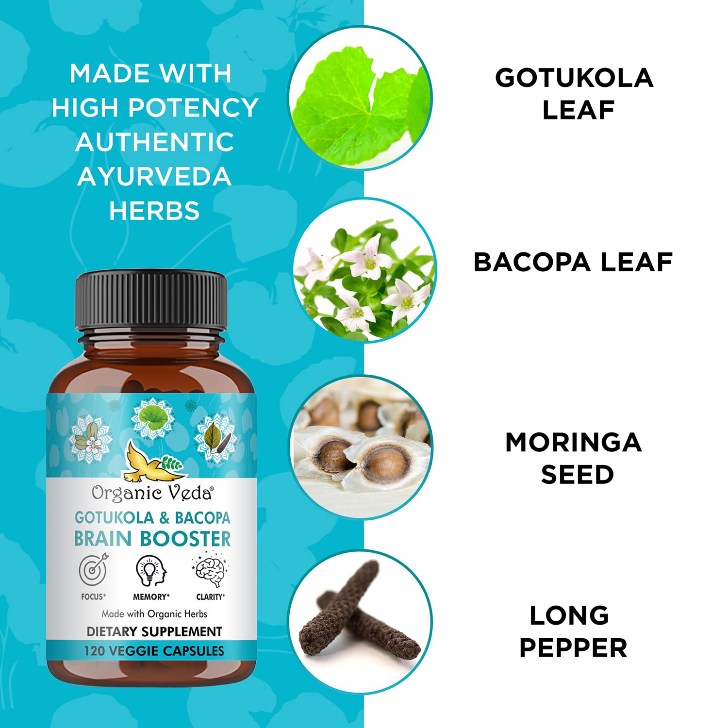 Herbal blend for mental clarity