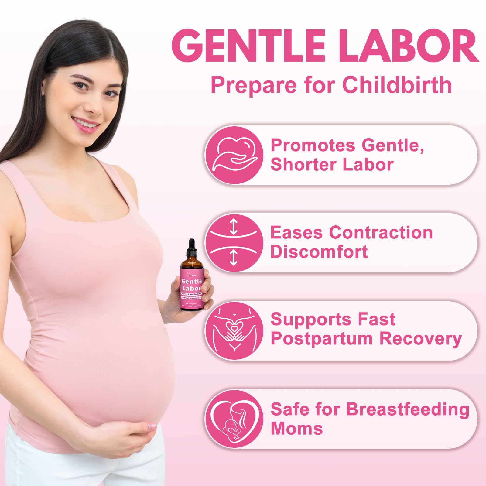 Herbal blend for natural childbirth