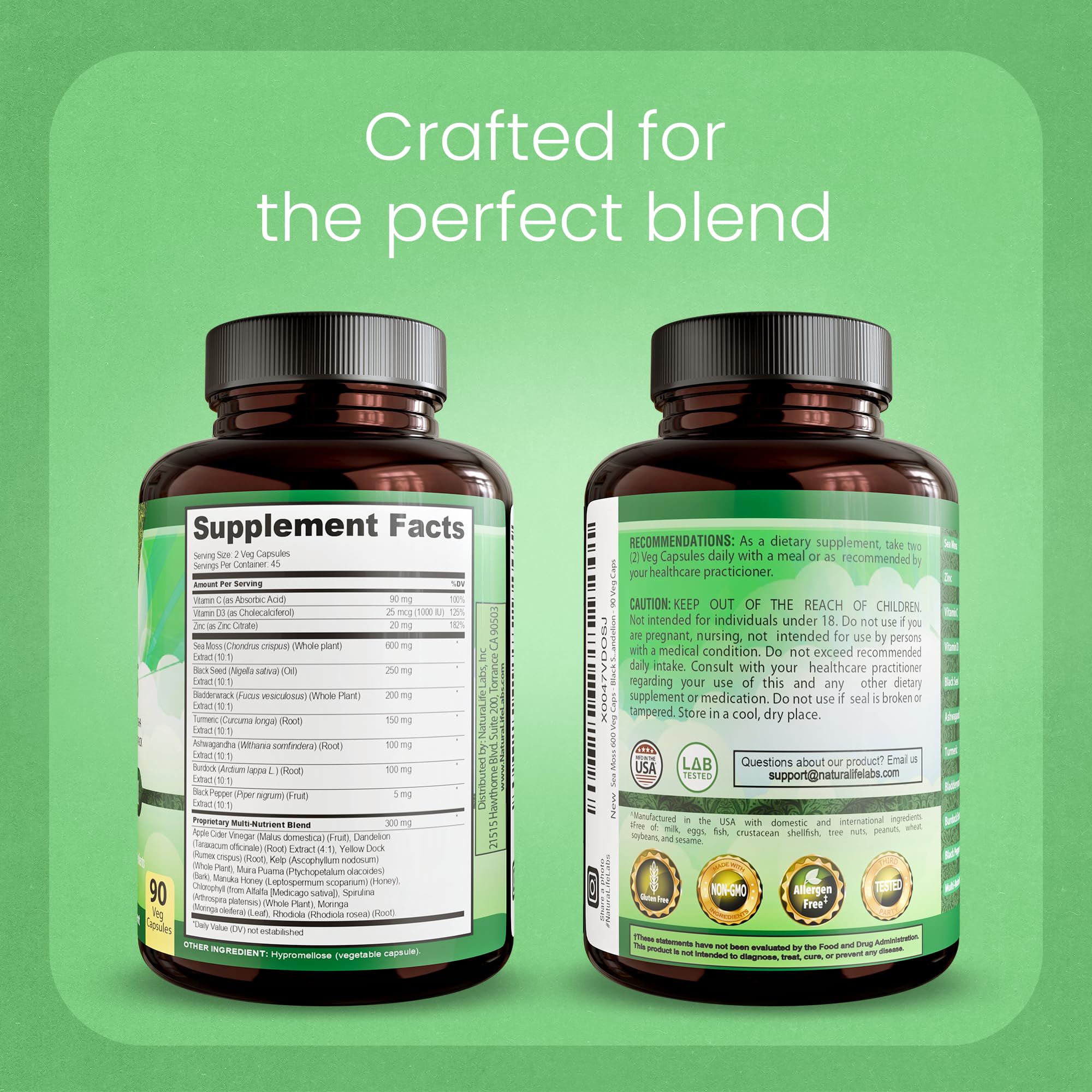 Herbal blend for stress relief