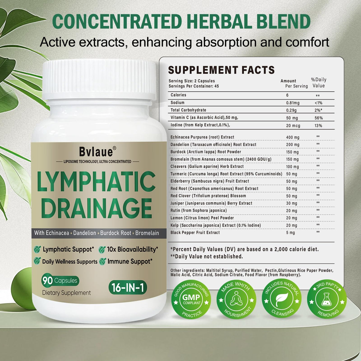 Herbal blend for wellness support