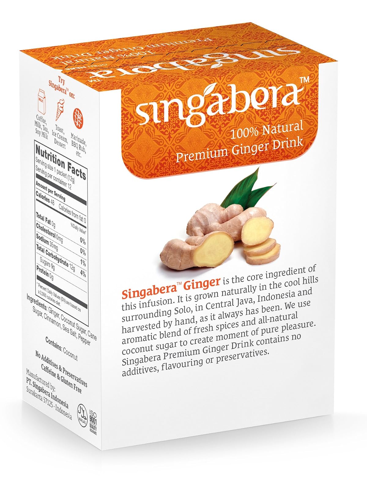 herbal blend ginger beverage