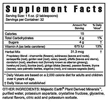 herbal blend multiminerals for vitality