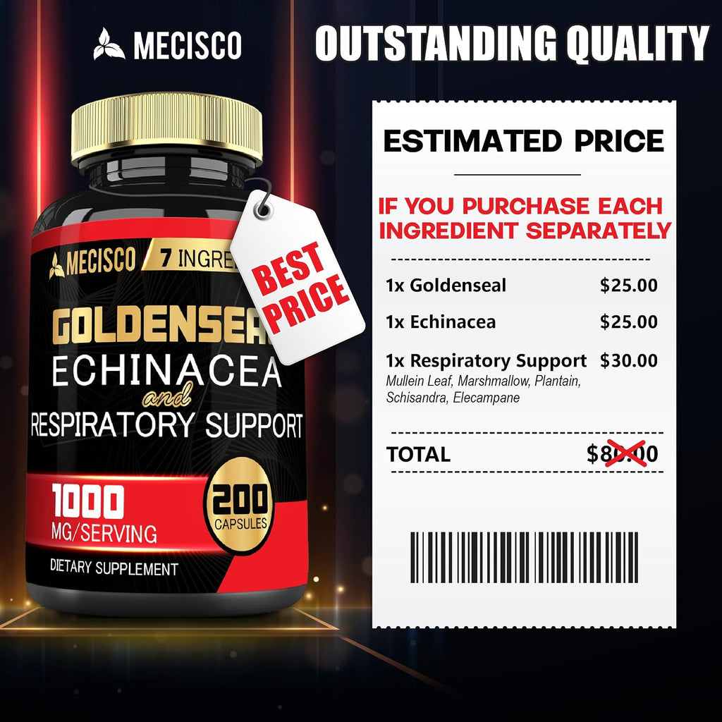 Herbal blend of Goldenseal and Mullein
