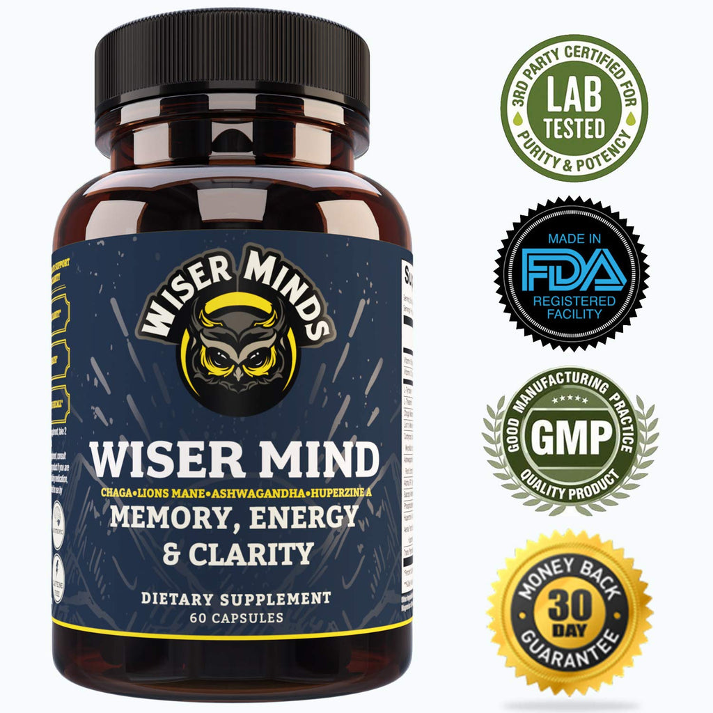 Herbal blend of Lions Mane and ashwagandha