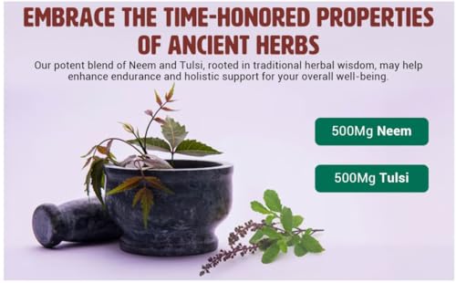 Herbal blend of neem and tulsi