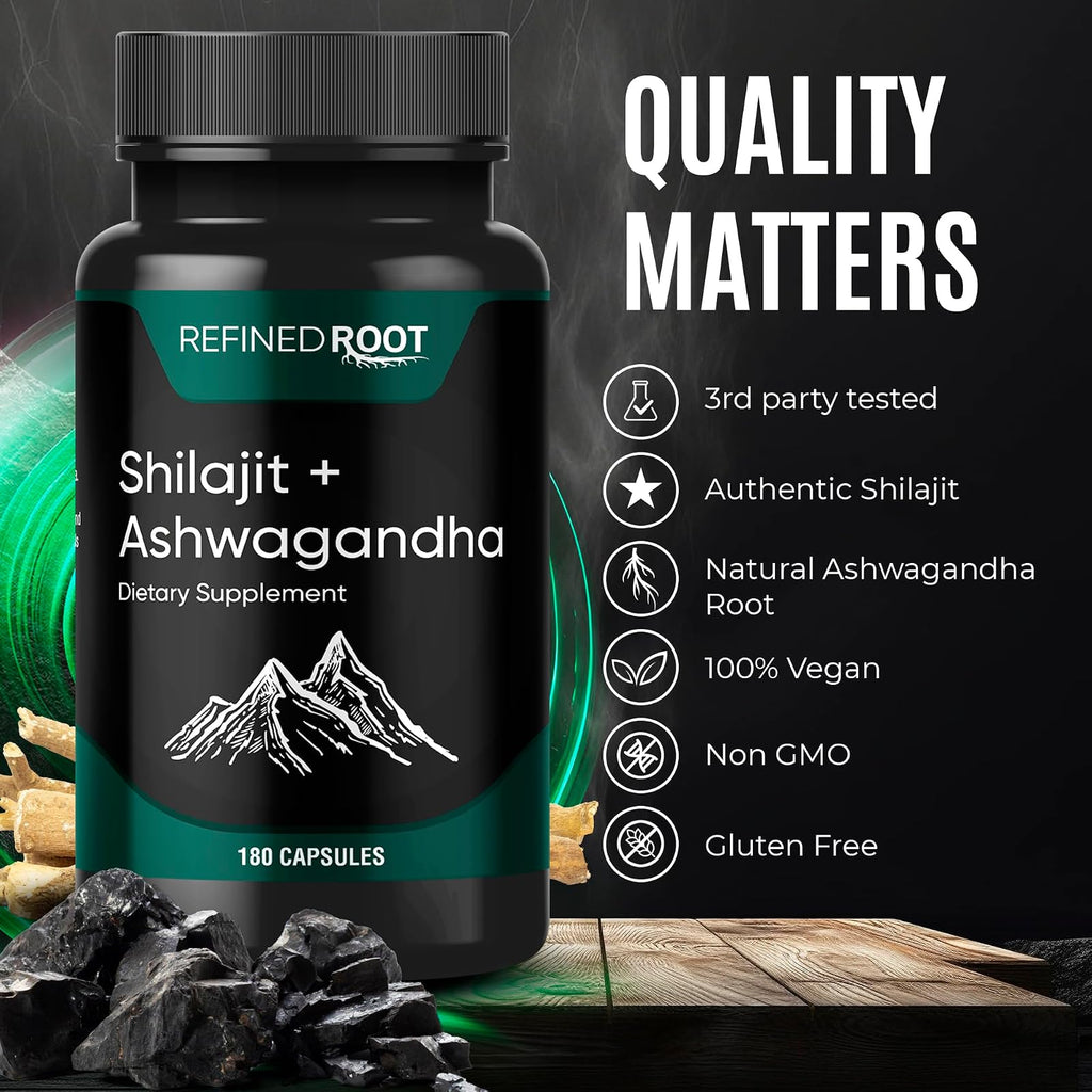 herbal blend of shilajit and ashwagandha